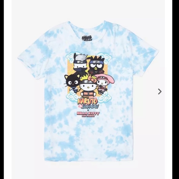 Hot Topic | Tops | Hot Topic Naruto Sanrio Tee Size 3 | Poshmark